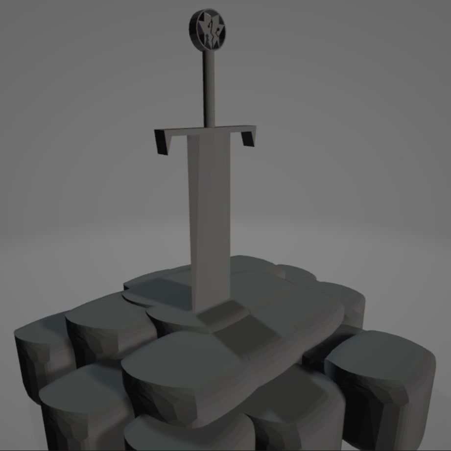 3D Design Cursed Sword 3D model 3D printable | CGTrader