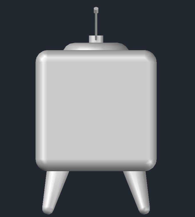 3D Design Classic Tv 3D model 3D printable | CGTrader