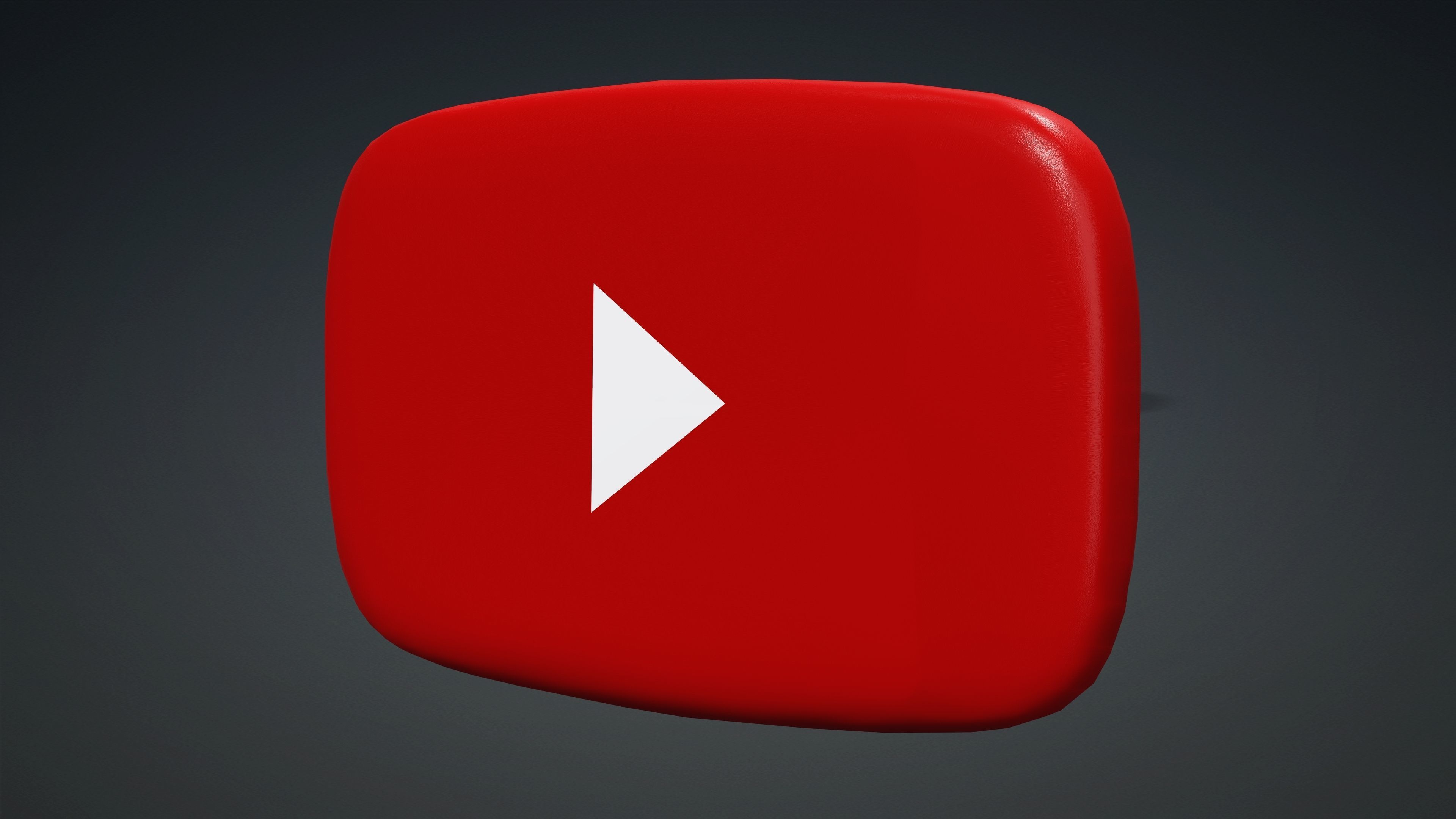 3D model YOUTUBE LOGO FREE VR / AR / low-poly | CGTrader