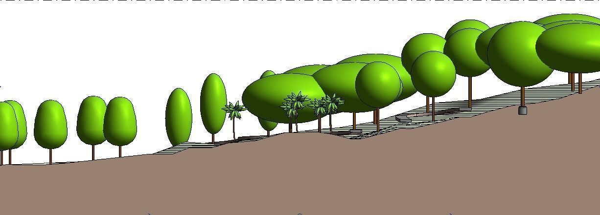 OPTIMIZED Fully-Customizable Revit 2022 Tree Family -SET2 3D model ...