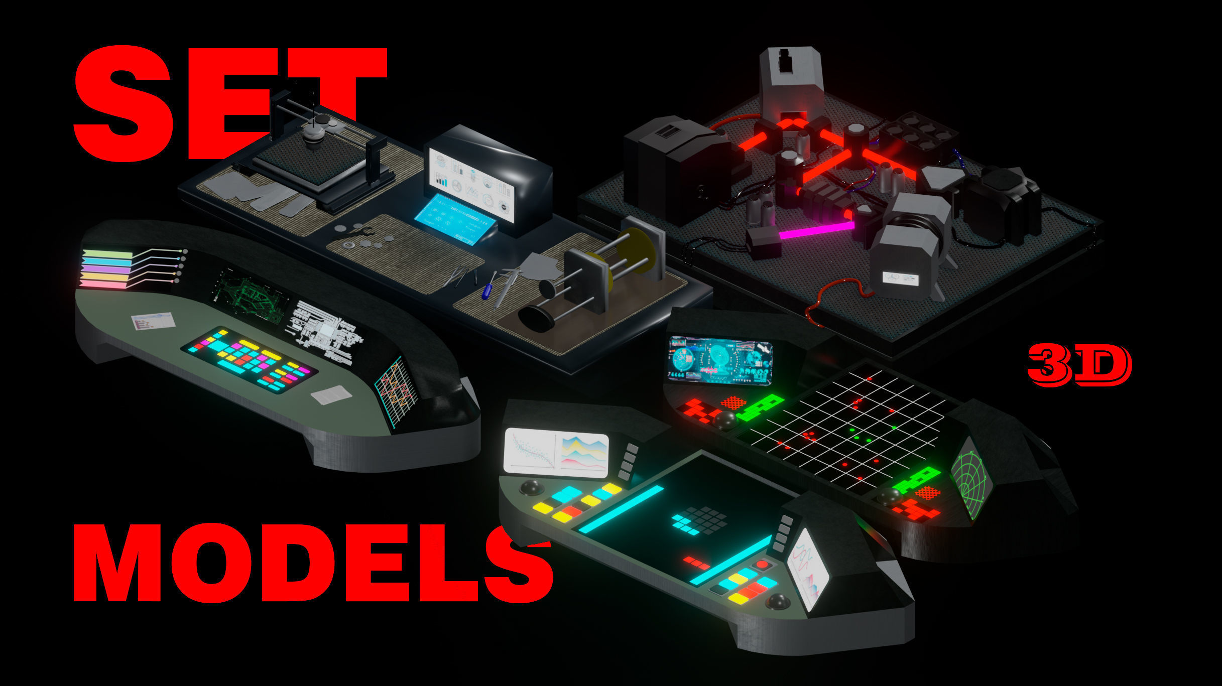 A set of 3d models for the game rimworld 3D model animated | CGTrader