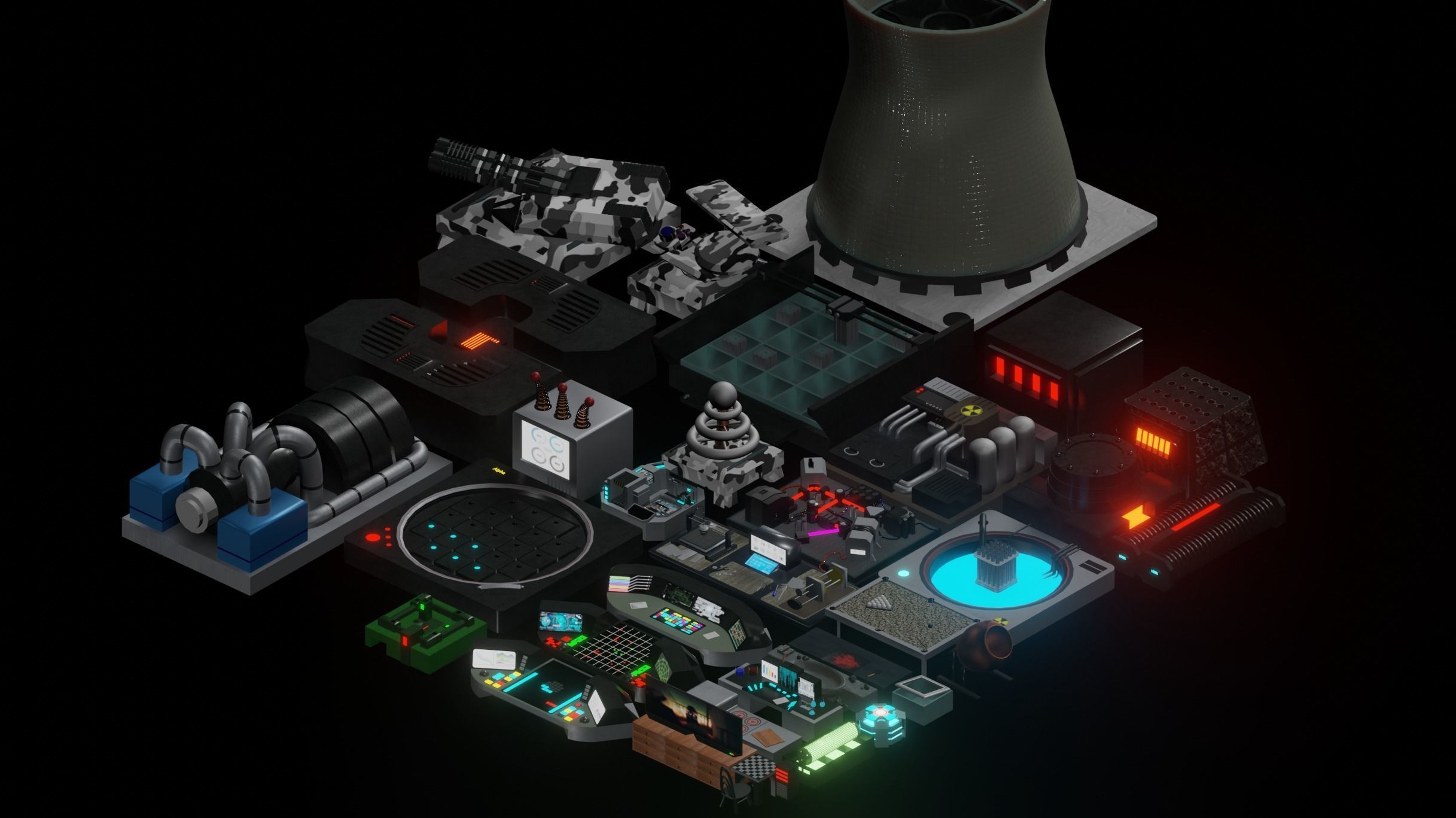 A set of 3d models for the game rimworld 3D model animated | CGTrader