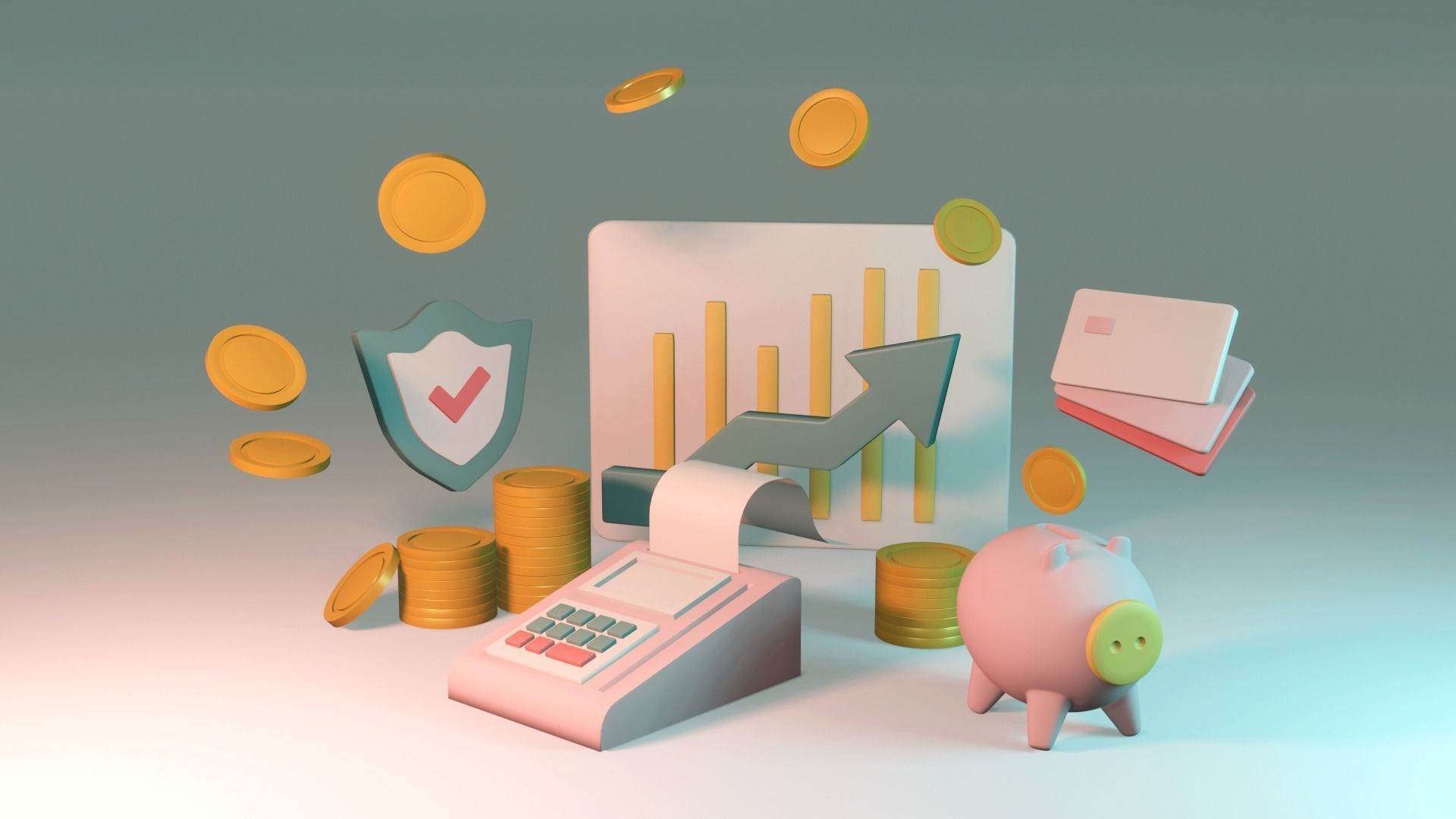 Finance 3D Assets free 3D model | CGTrader