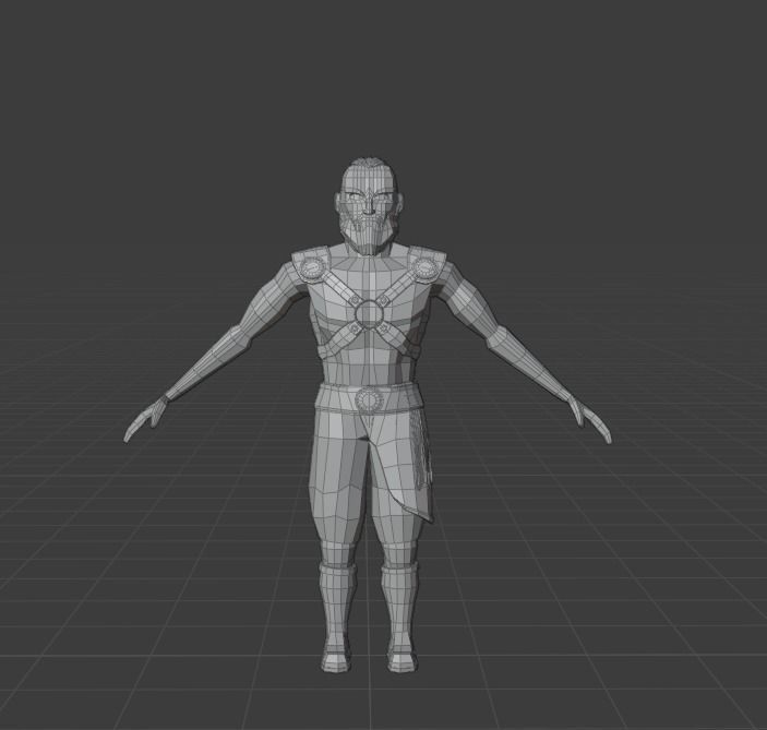 Viking - Lowpoly Stylized Low-poly 3D model-GameReady free VR / AR ...