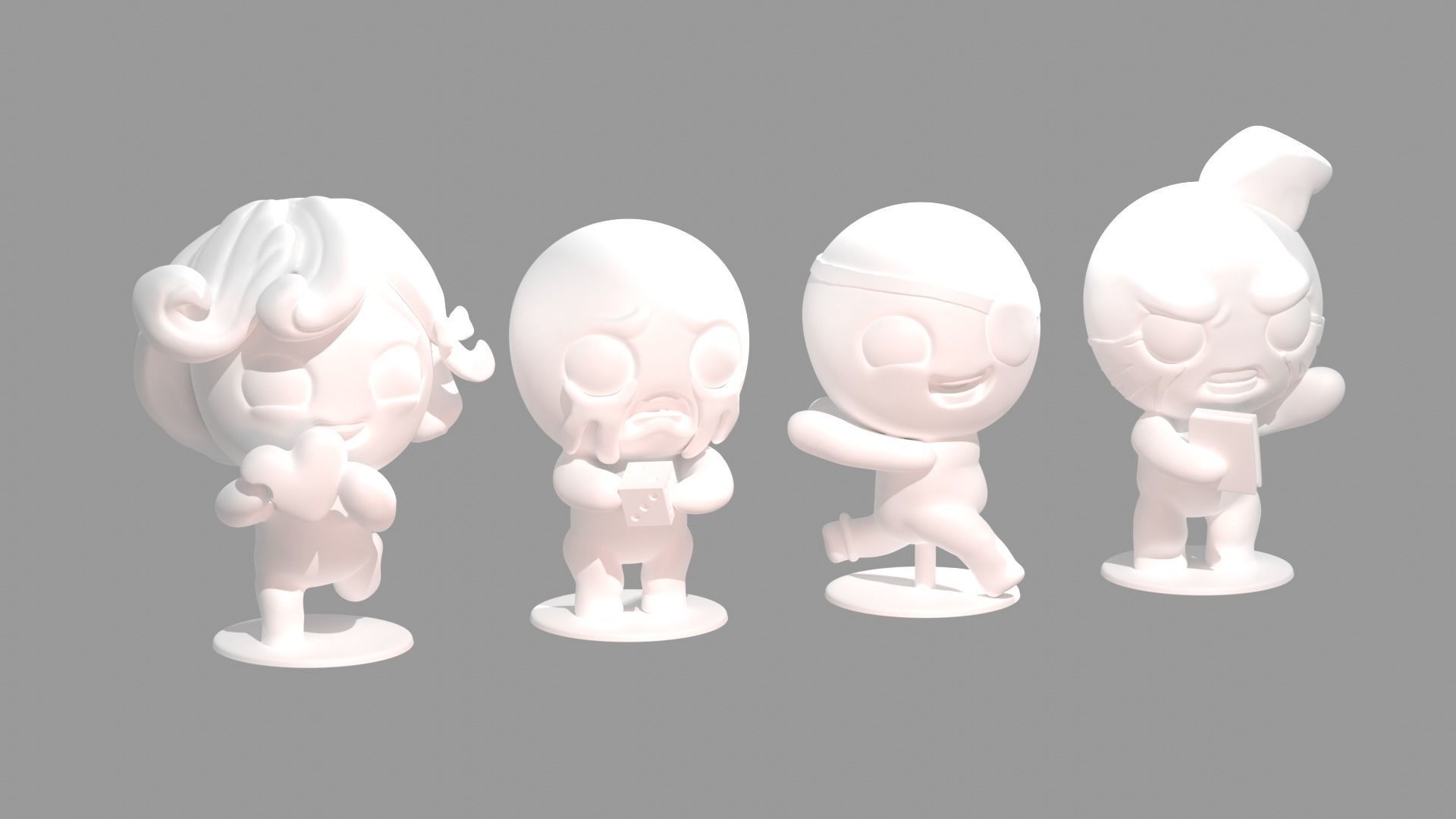 Isaac characters from Four Souls 3D model 3D printable | CGTrader