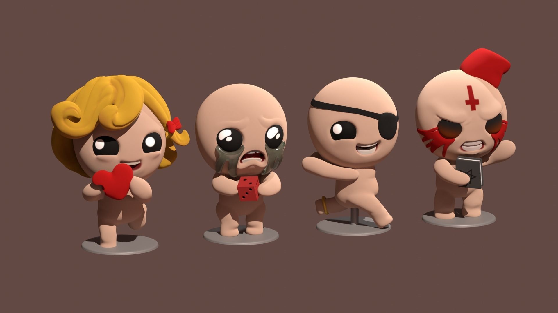 Isaac characters from Four Souls 3D model 3D printable | CGTrader