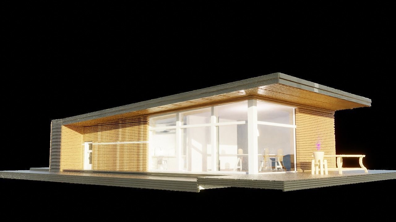 Modern house free 3D model | CGTrader