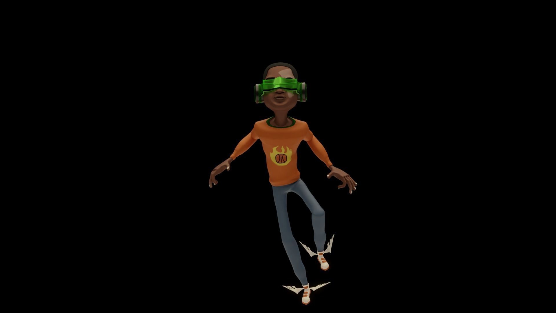 danny superhero 3D model animated rigged | CGTrader