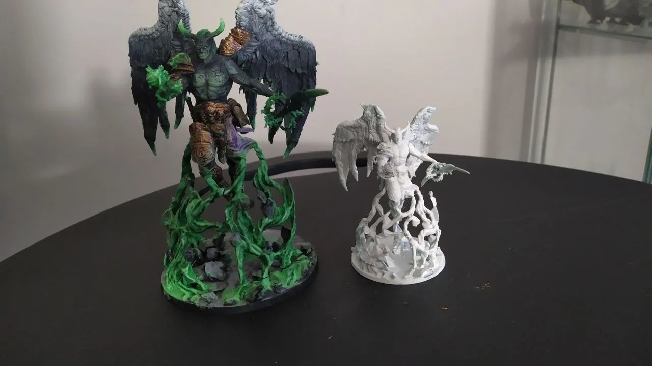 Demonic avatar - Pre-supported for 100 and 60 mm base 3D model 3D ...