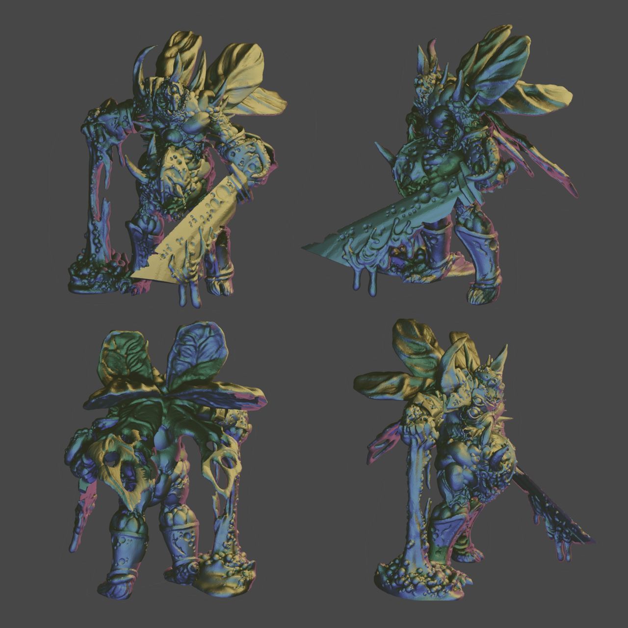 Entropy avatar - Pre-supported 3D model 3D printable | CGTrader