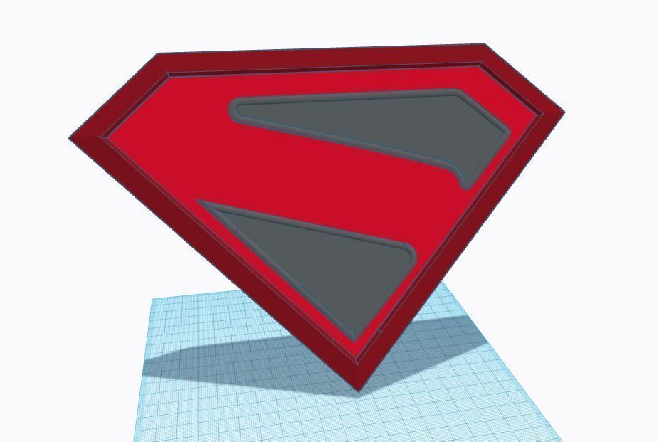 Superman Kingdom Come Symbol 3D model 3D printable | CGTrader