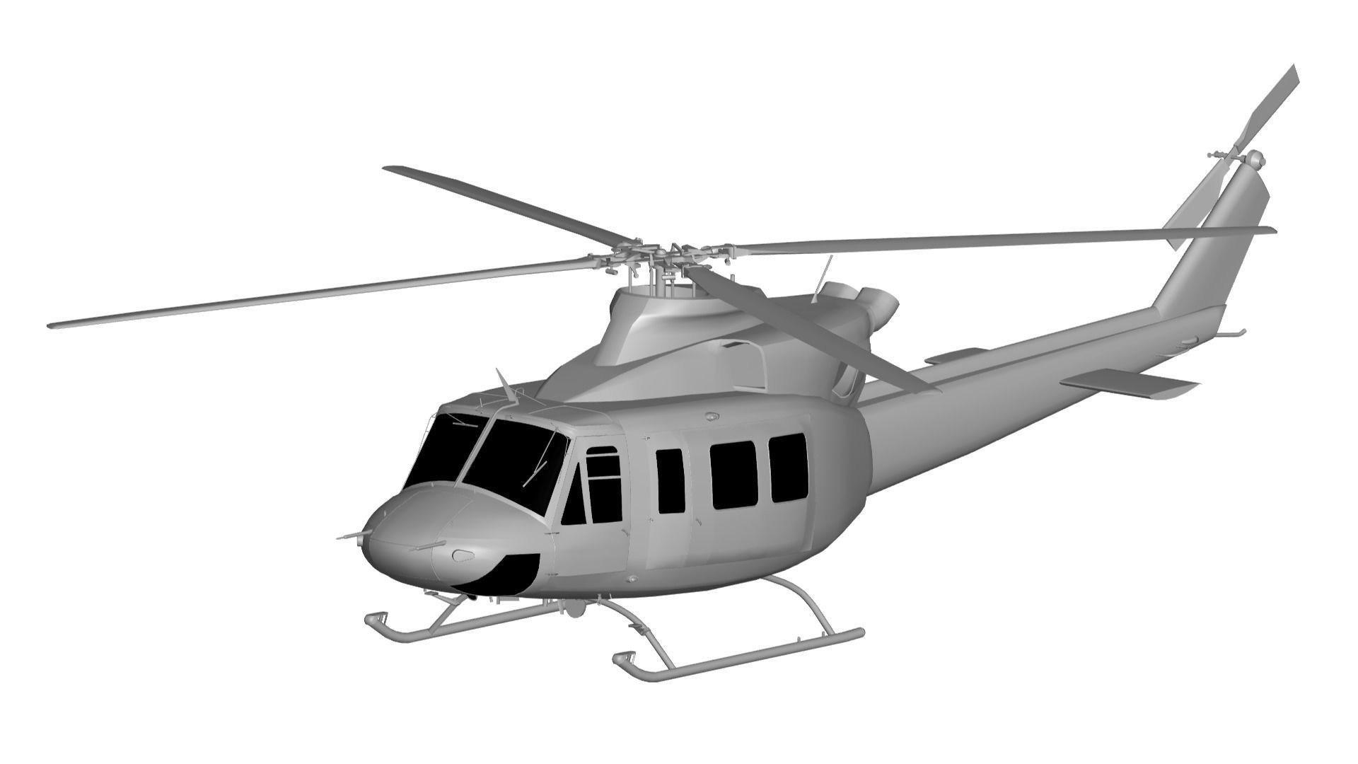 Bell 412 3D model | CGTrader