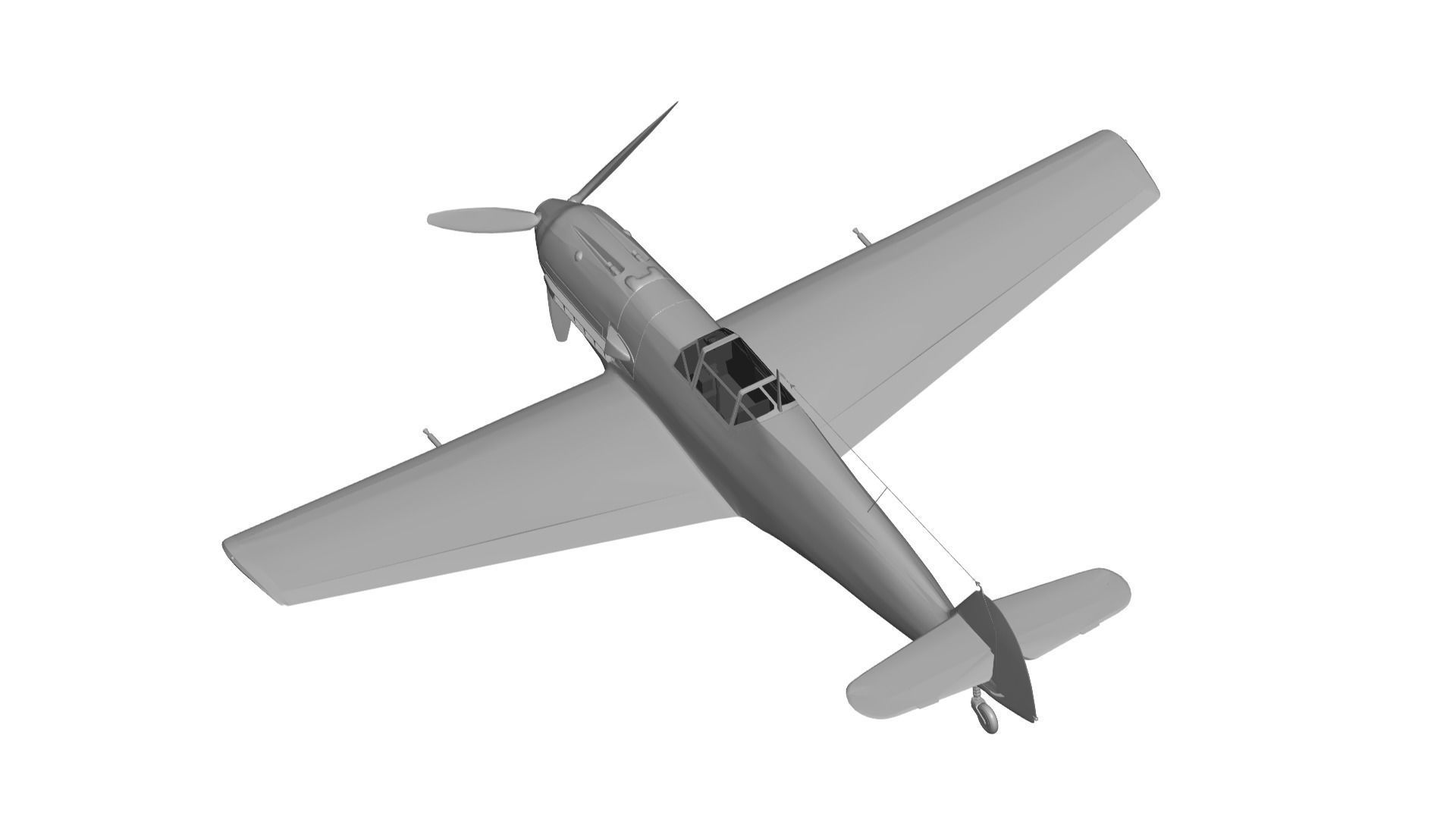 Messerschmitt Bf 109 variants 3D model | CGTrader