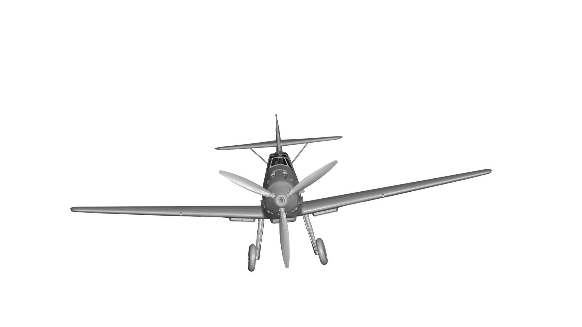 Messerschmitt Bf 109 variants 3D model | CGTrader