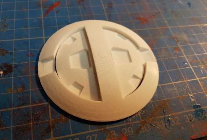 Deadpool belt buckle 3D model 3D printable | CGTrader