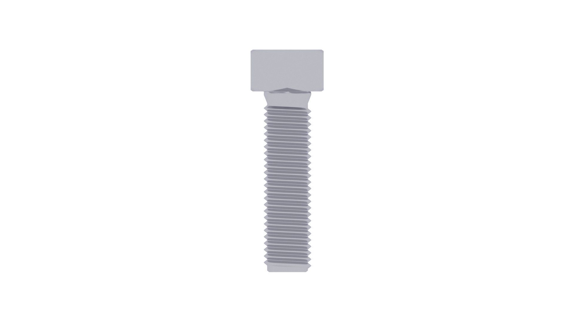 Hex Head and Bolt Nut 3D model | CGTrader
