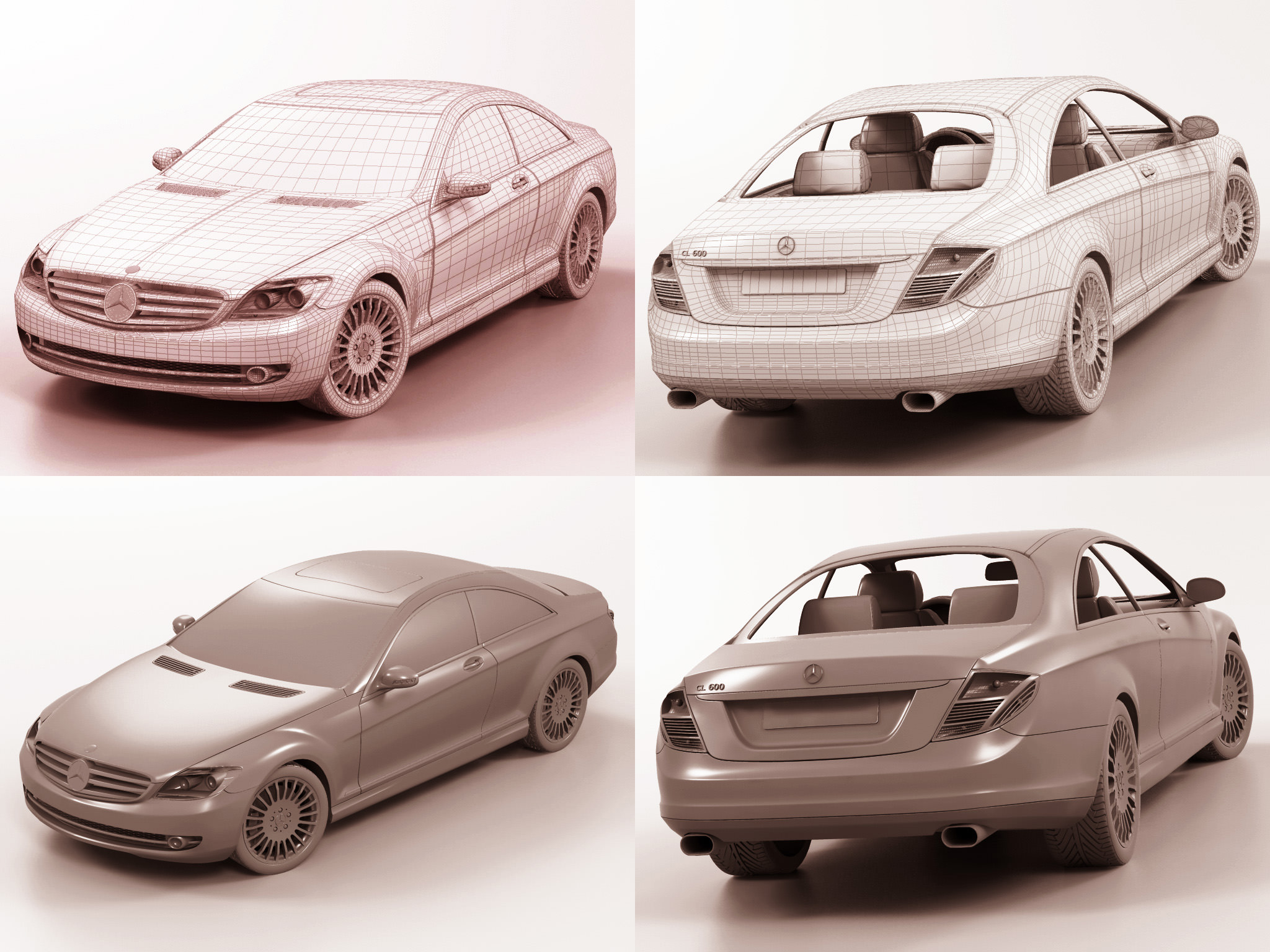 10 cars collection coach 3D model | CGTrader