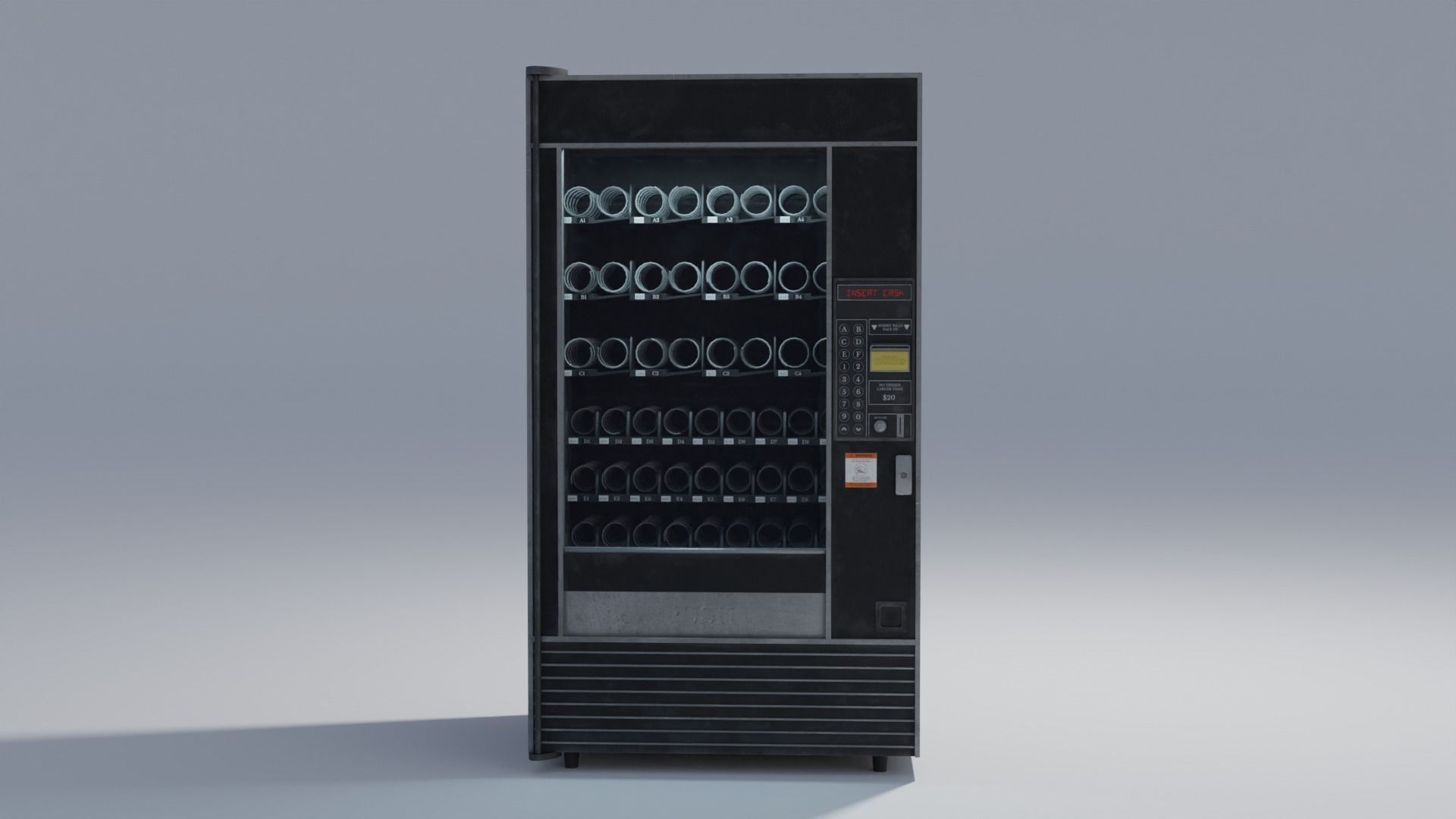 3D model 80s Retro Vending Machine with 8K 4K and 2K Textures VR / AR ...