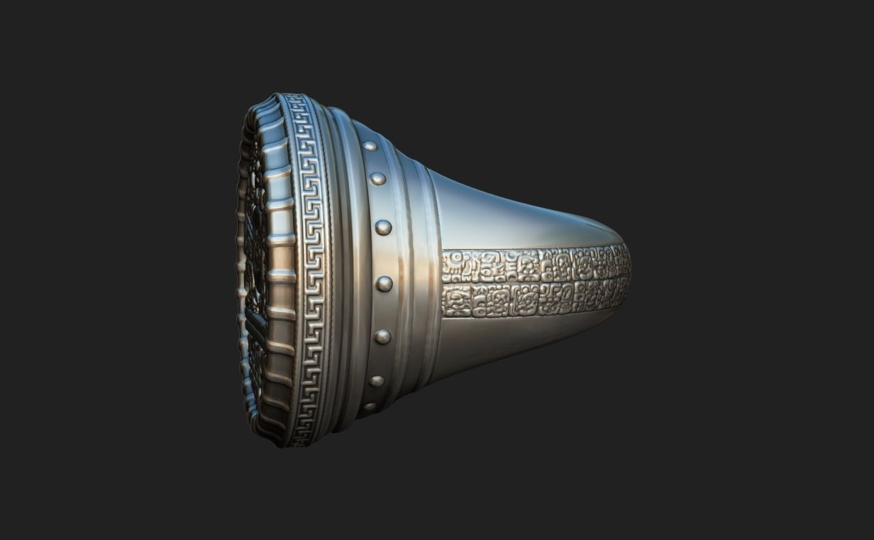 Mazan Inca Aztec Ring 220912 3D model 3D printable | CGTrader
