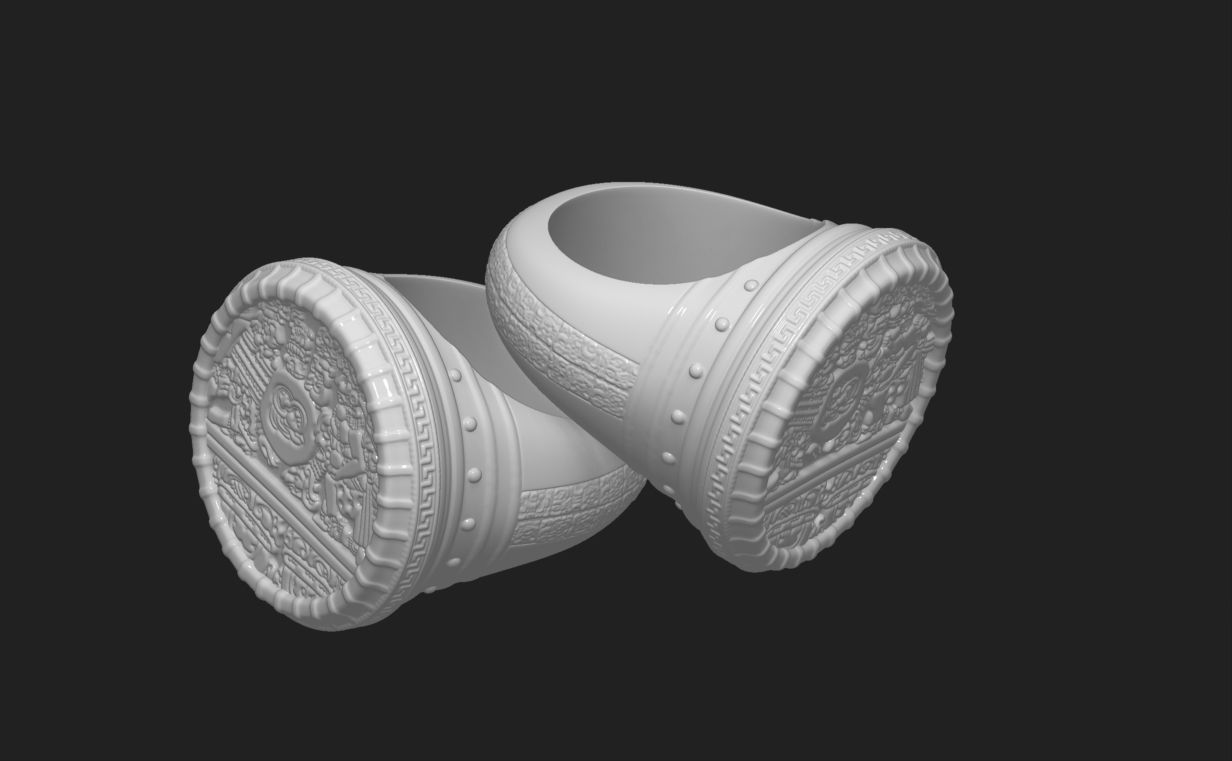 Mazan Inca Aztec Ring 220912 3D model 3D printable | CGTrader