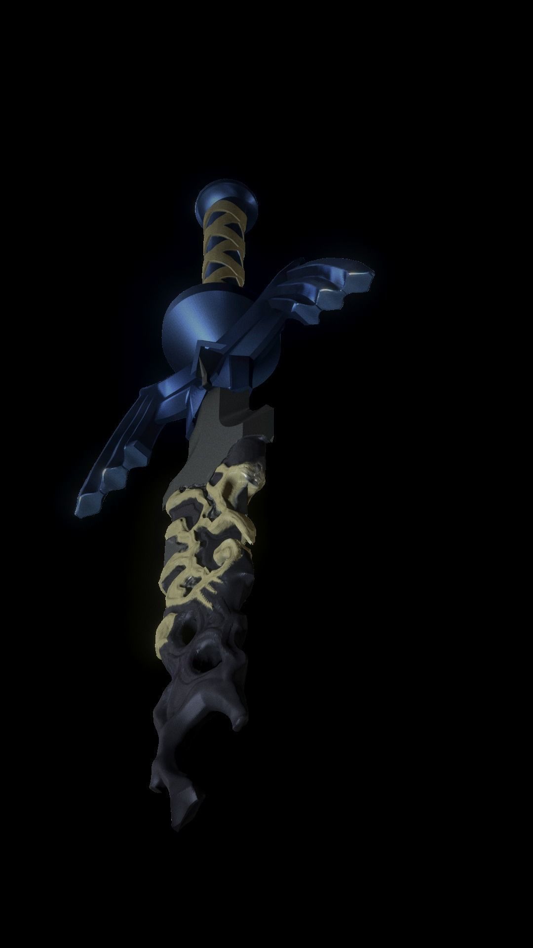 Corrupted Master Sword from Legend of Zelda Tears of the Kingdom 3D model 3D printable | CGTrader