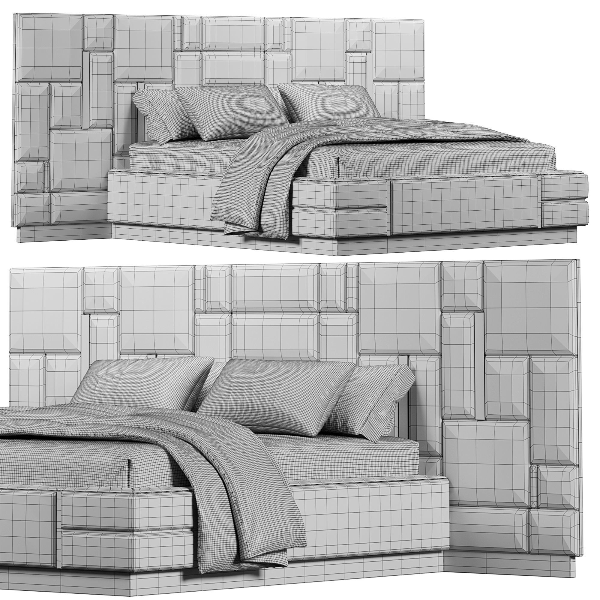 BELOVED Bed By Visionnaire 3D model | CGTrader