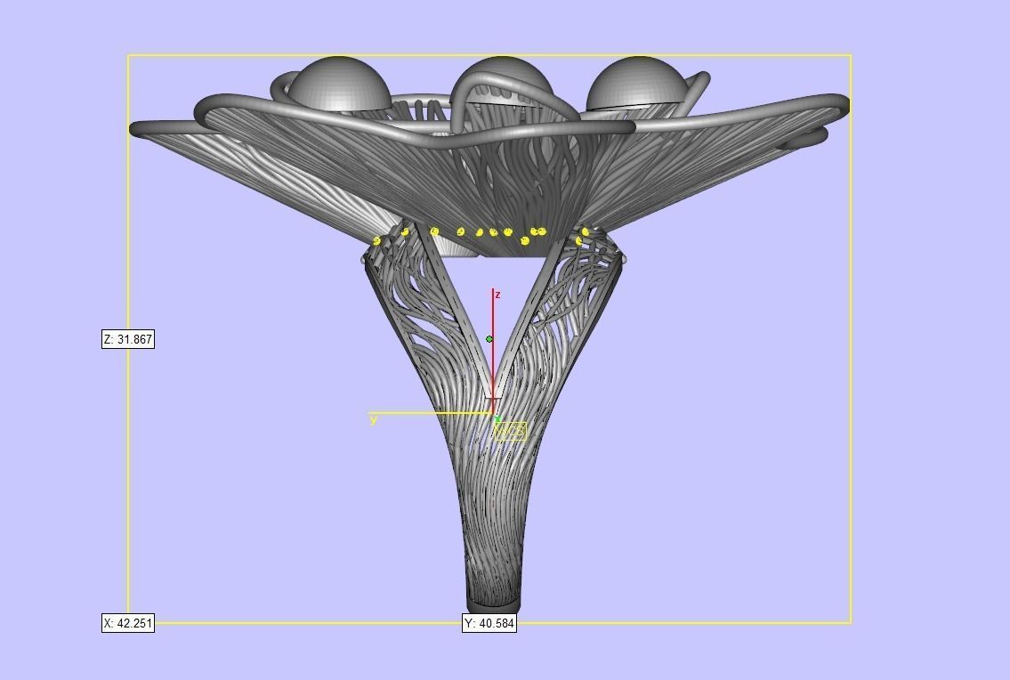 Three small pearl 3d printable filigree model 3D model 3D printable ...
