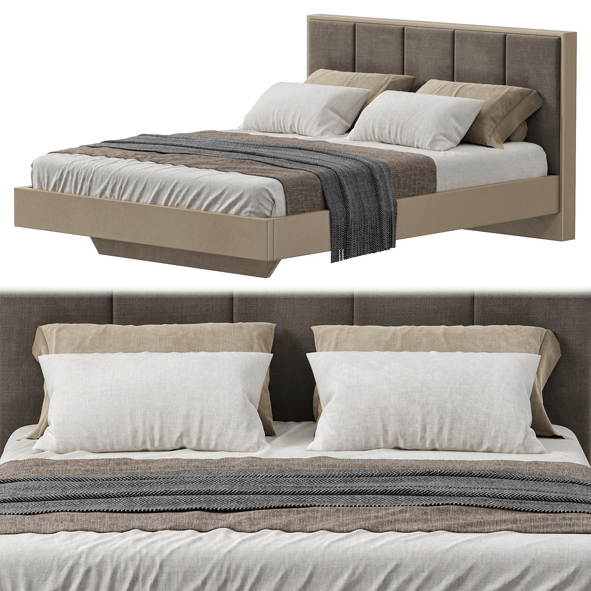 MUMBAI BED by laskasas 3D model | CGTrader