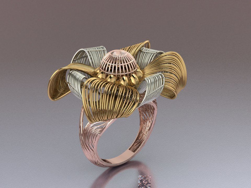 bending curves filigree 3D model 3D printable | CGTrader