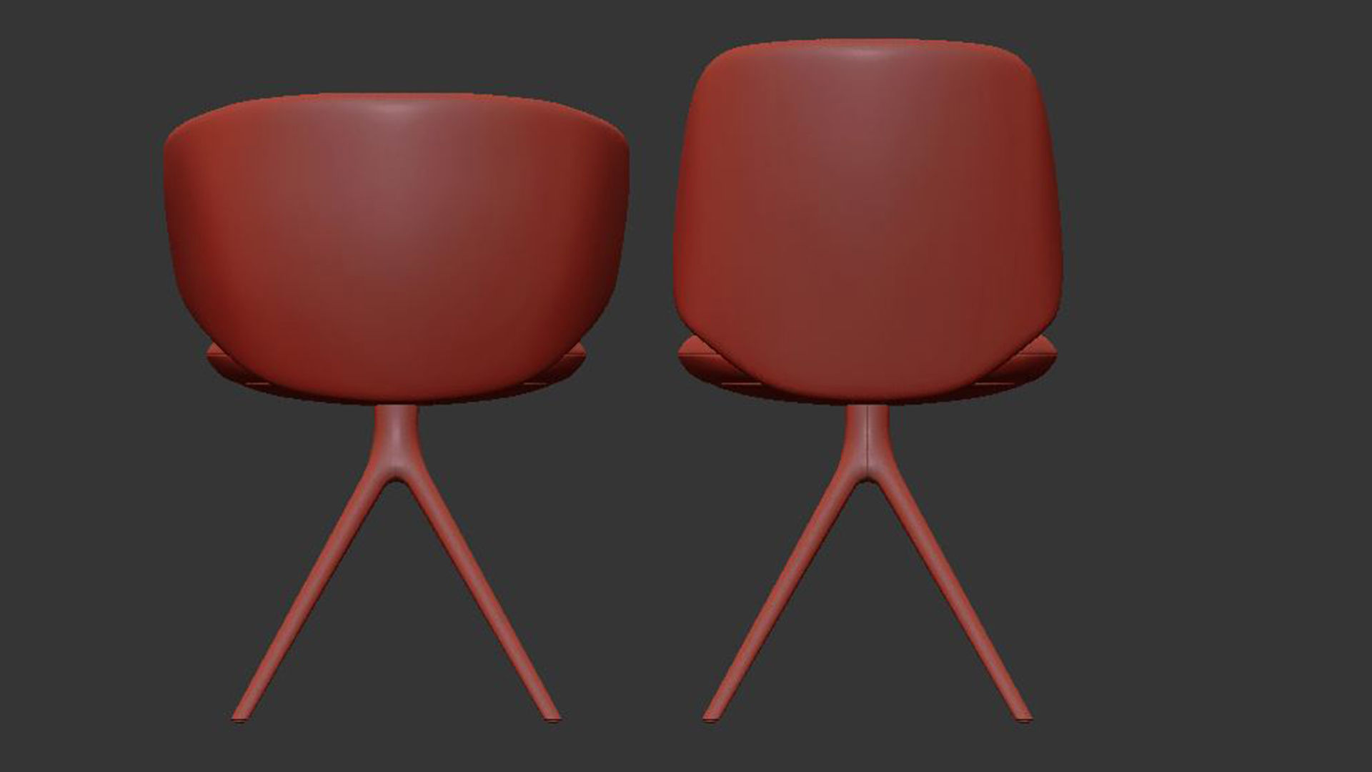 Trestle chair By MDF Italia 3D model | CGTrader