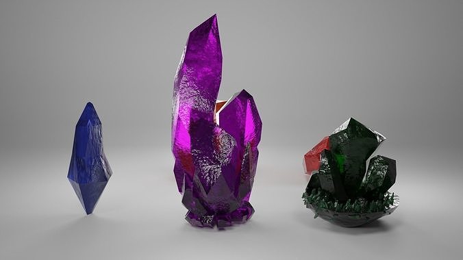 3D model Simple 3D crystal VR / AR / low-poly | CGTrader