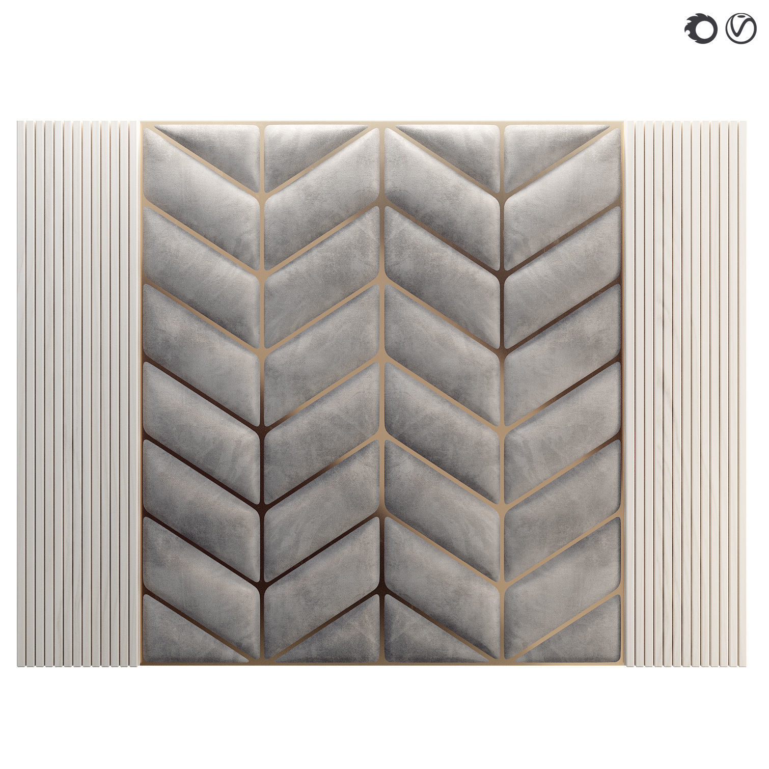 Soft wall panel Sparkle Project 3D model | CGTrader