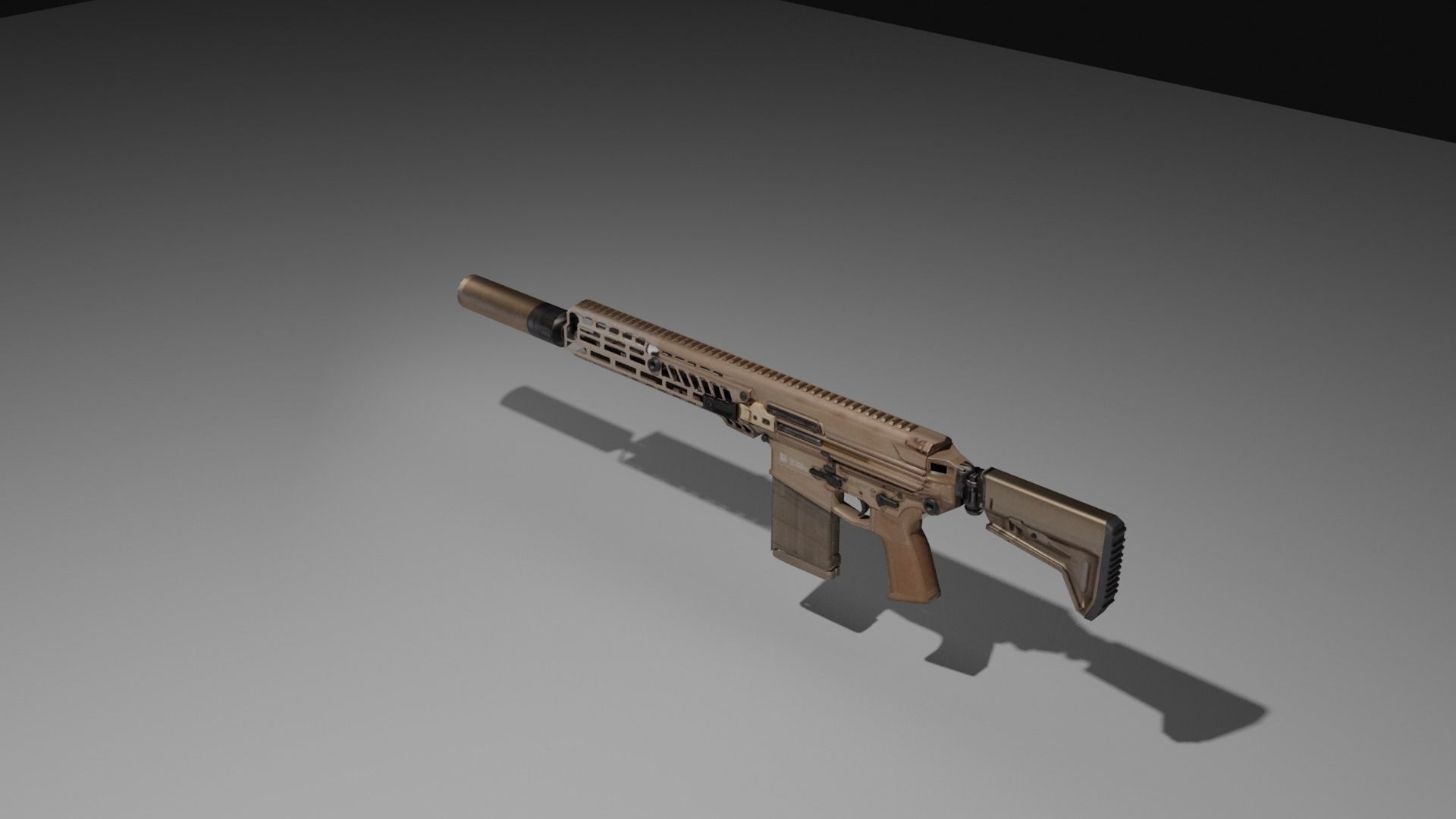 3D model XM5 riffle VR / AR / low-poly | CGTrader