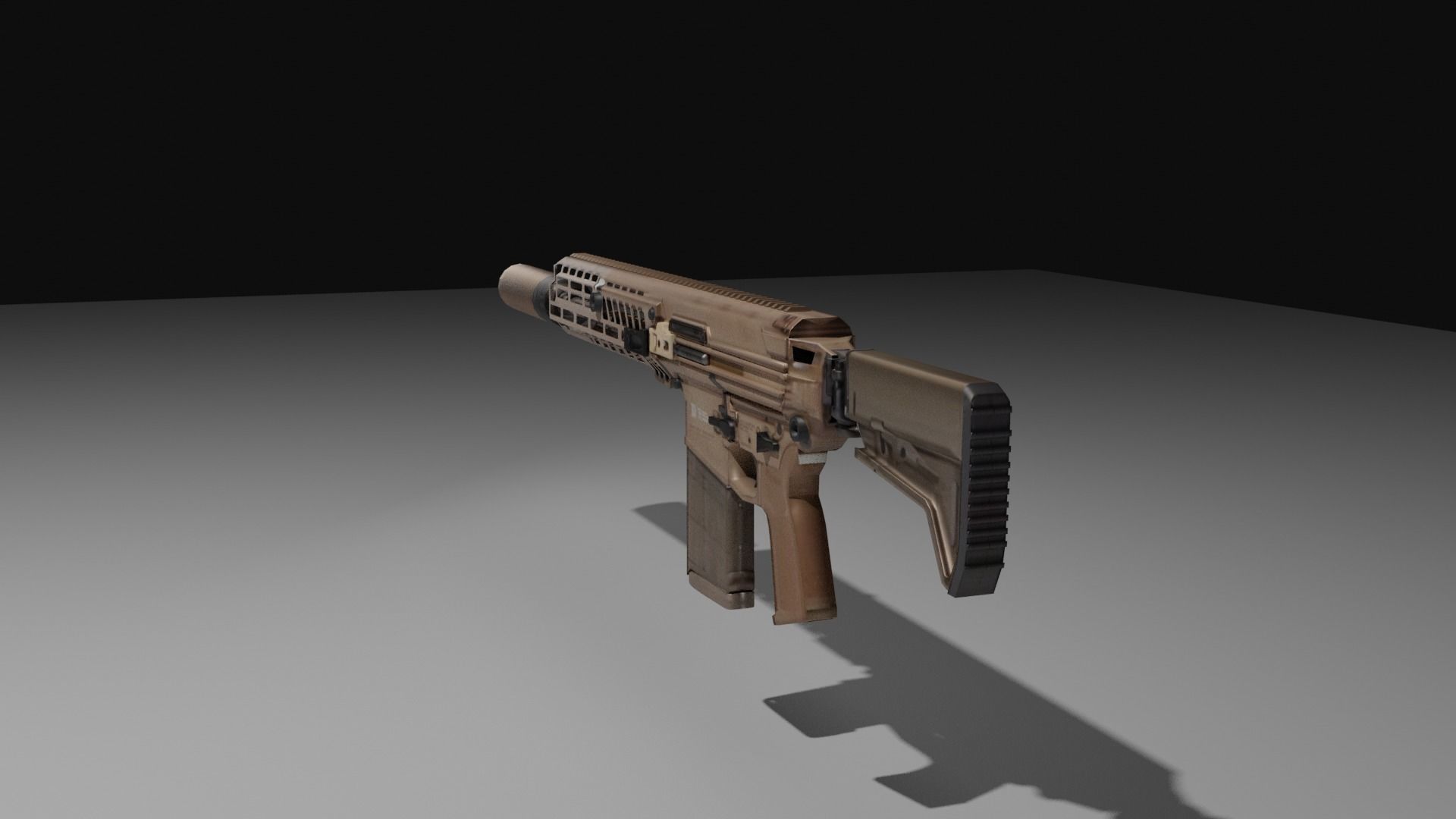 3D model XM5 riffle VR / AR / low-poly | CGTrader