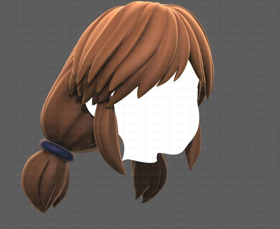 3D model Base Hair for girl V31 VR / AR / low-poly | CGTrader