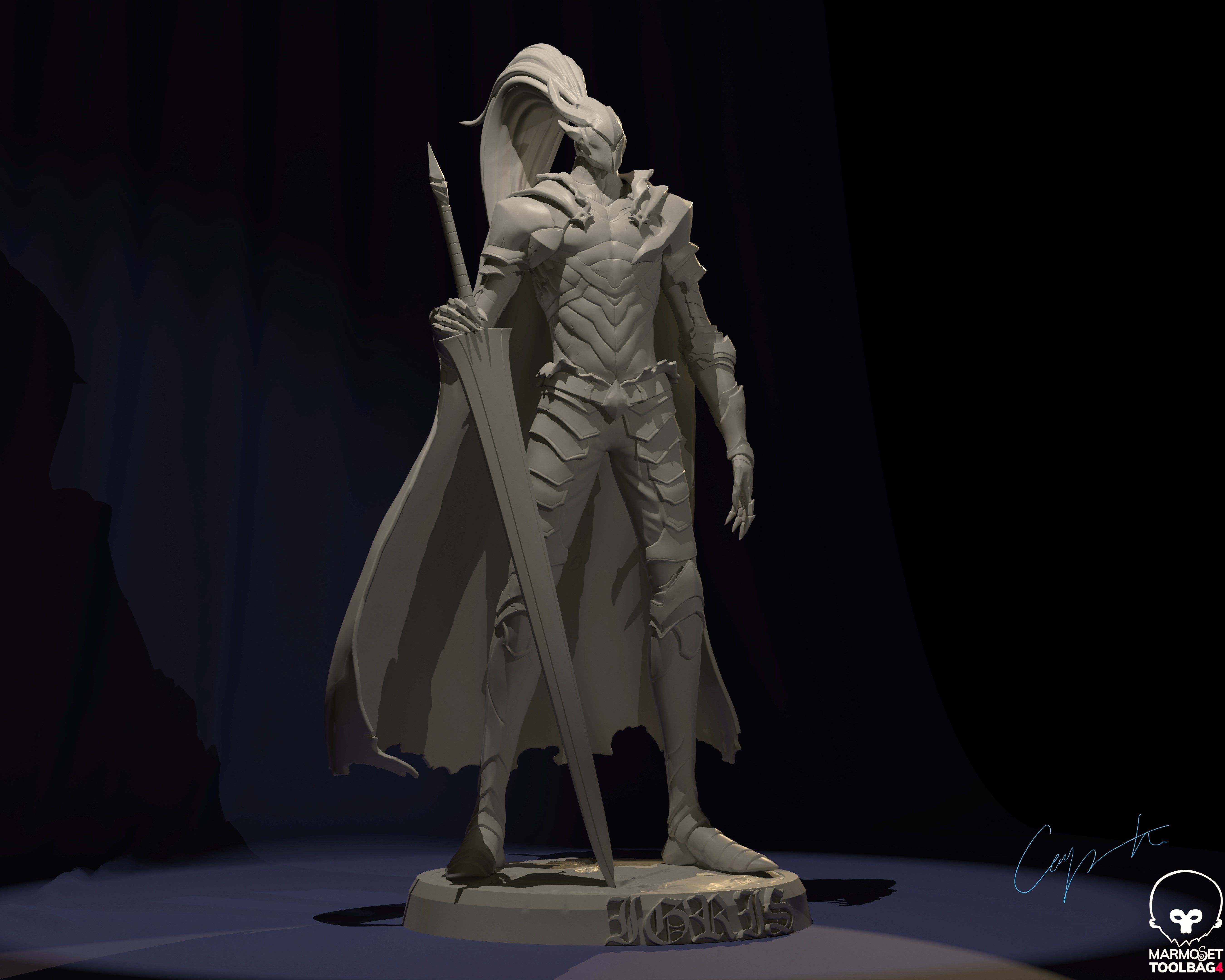 IGRIS - Solo Leveling free 3D model 3D printable | CGTrader