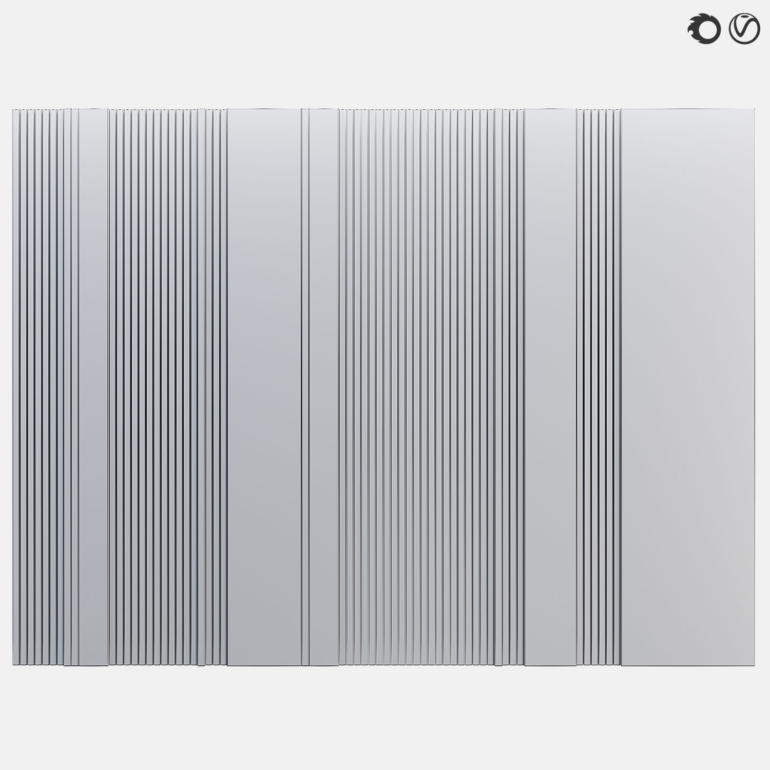 Soft wall panel 74 3D model | CGTrader