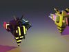 Flying bee drone for war free VR / AR / low-poly 3D model animated ...