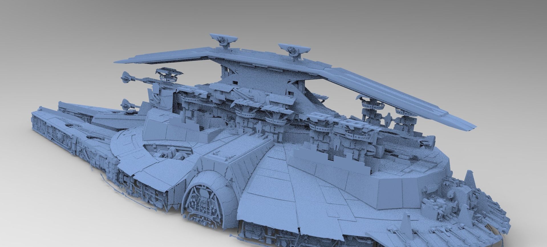 Jupiter alien ruins 3D model | CGTrader