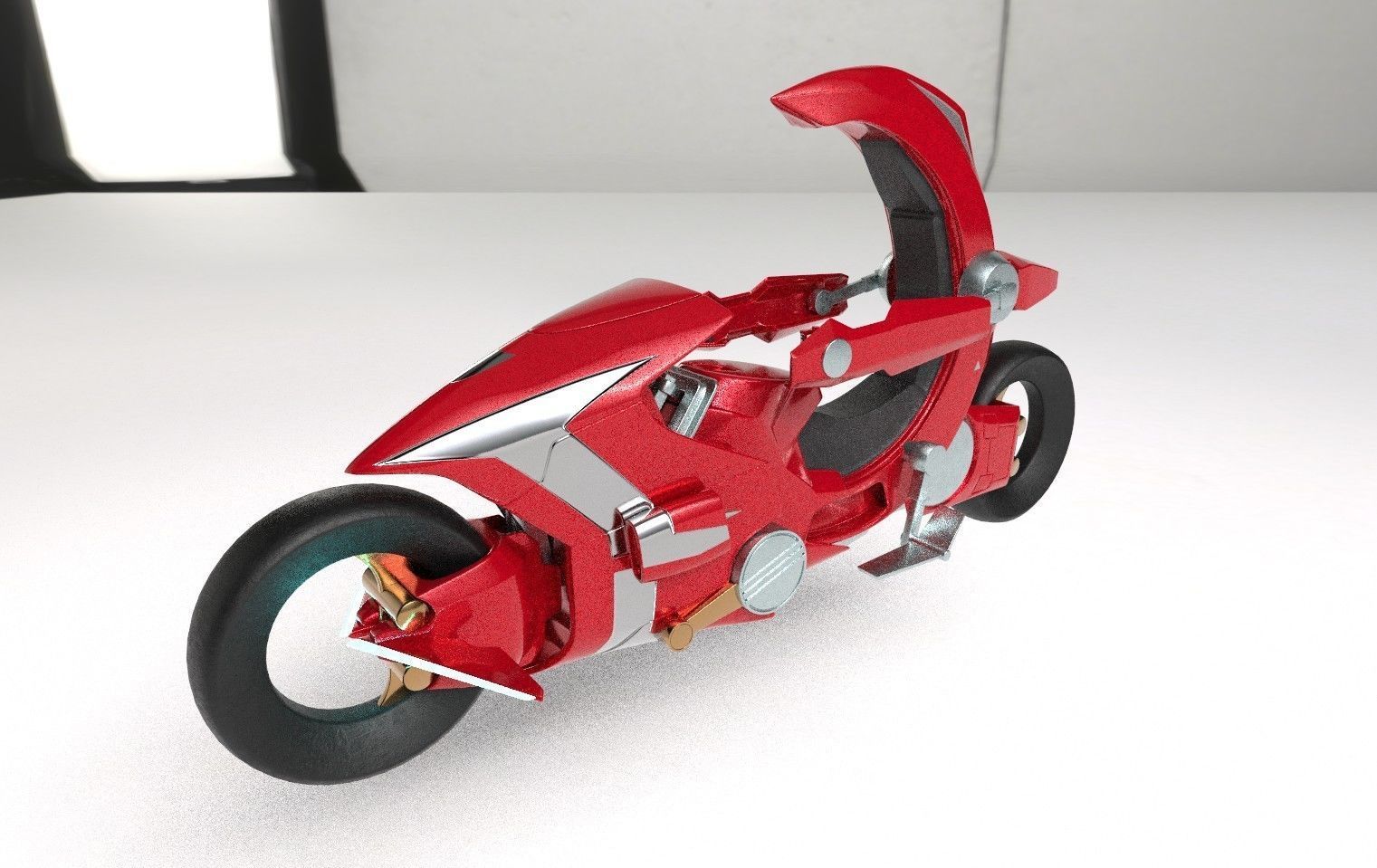 Yu-Gi-Oh 5Ds D Wheel Duel Runner Yusei Go Wheel of Fortune 3D model ...