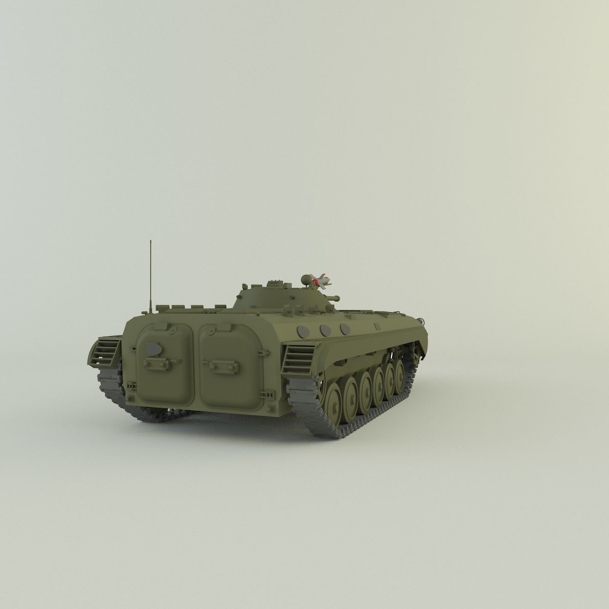 Soviet tracked infantry fighting vehicle BMP-1 3D model | CGTrader