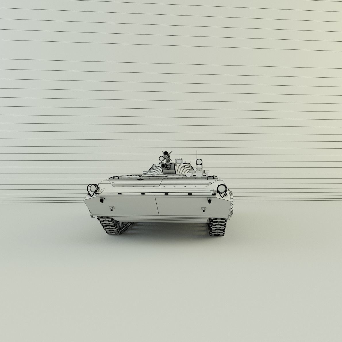 Soviet tracked infantry fighting vehicle BMP-1 3D model | CGTrader
