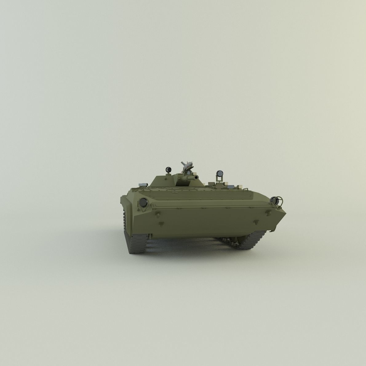 Soviet tracked infantry fighting vehicle BMP-1 3D model | CGTrader