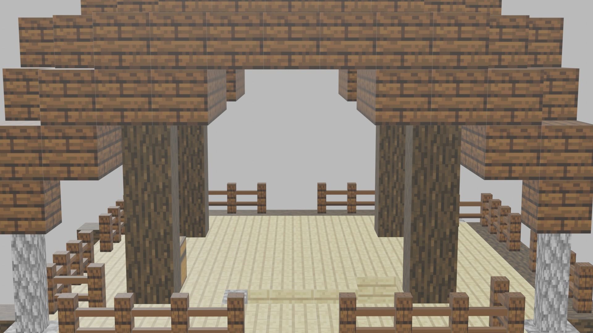 3D model minecraft pilagers post VR / AR / low-poly | CGTrader