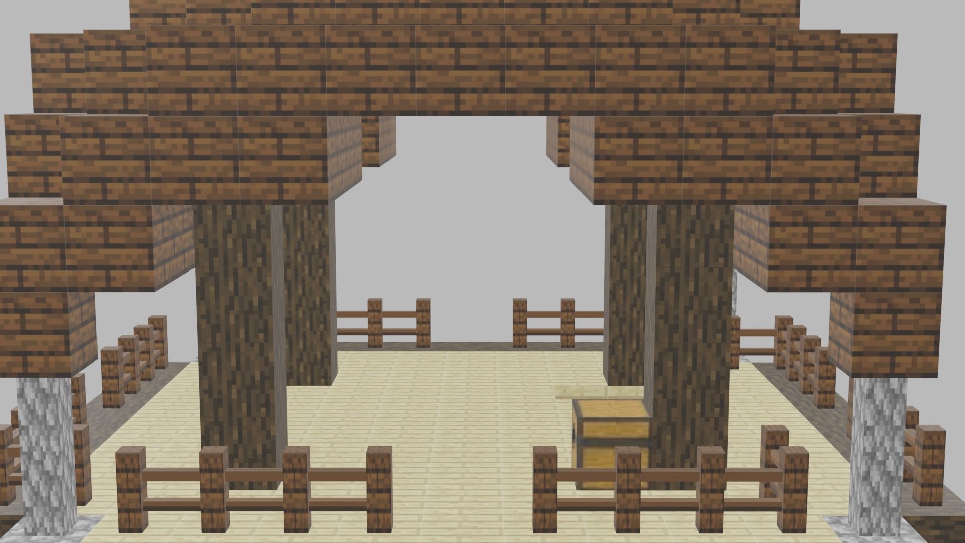 3D model minecraft pilagers post VR / AR / low-poly | CGTrader