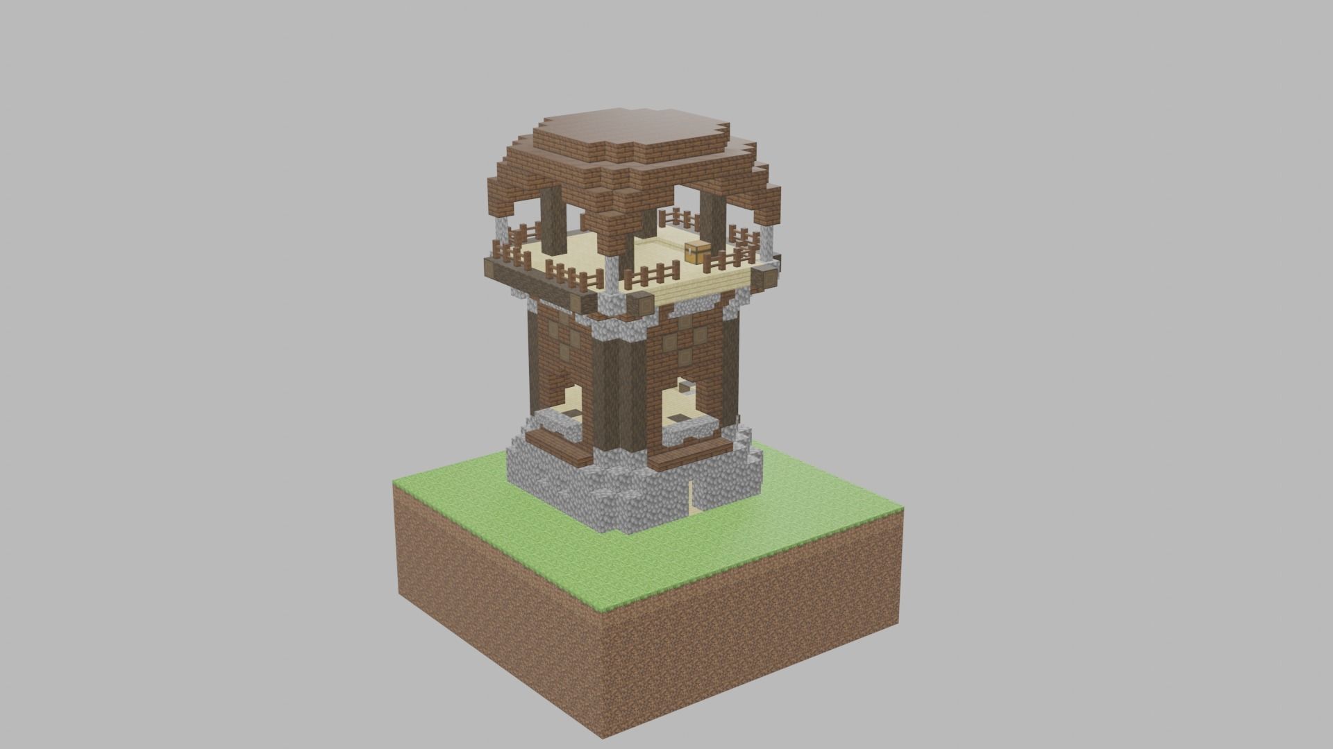 3D model minecraft pilagers post VR / AR / low-poly | CGTrader