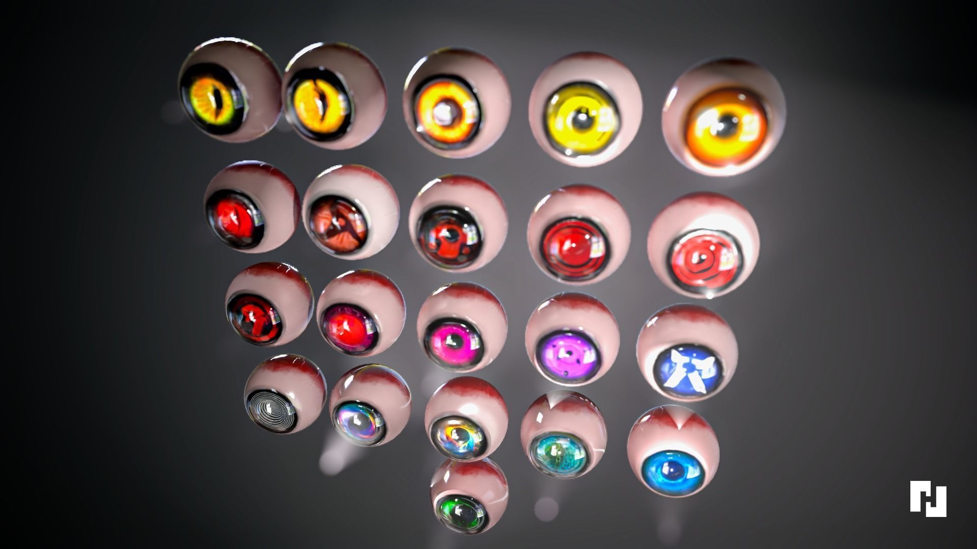 EYE PACK free VR / AR / low-poly 3D model | CGTrader