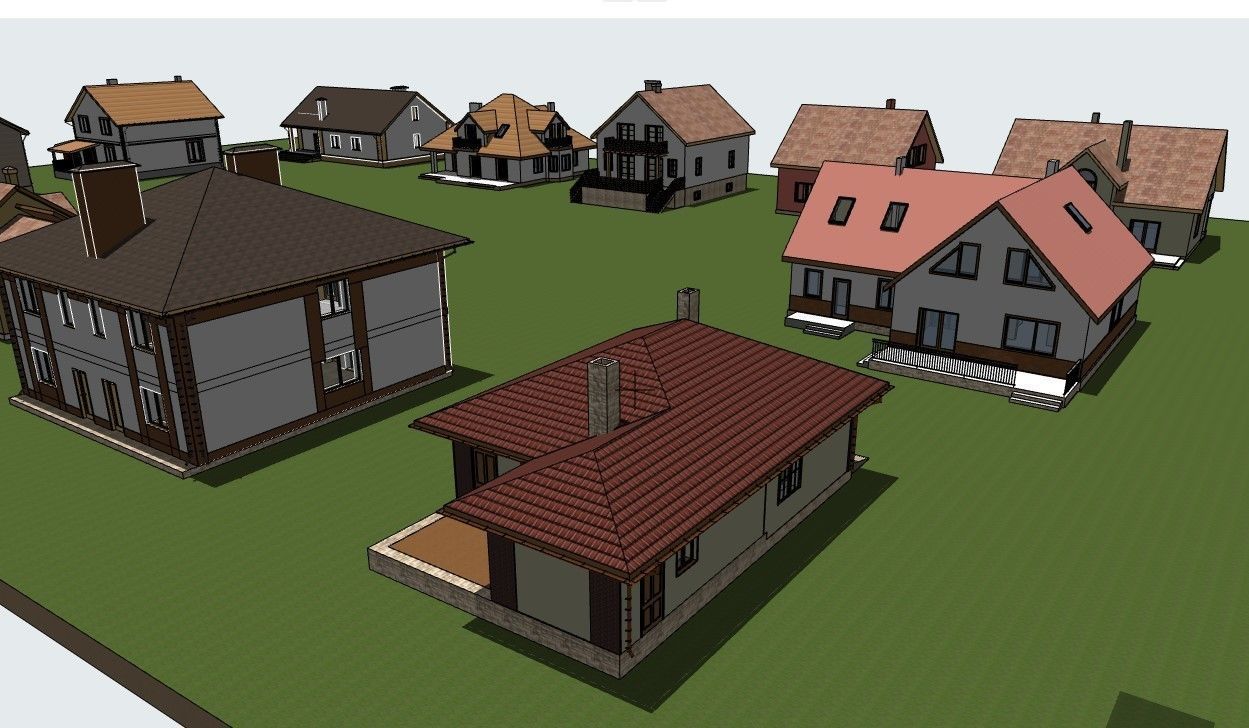 Cottage Houses- 12 Pack Low-poly 3D model | CGTrader