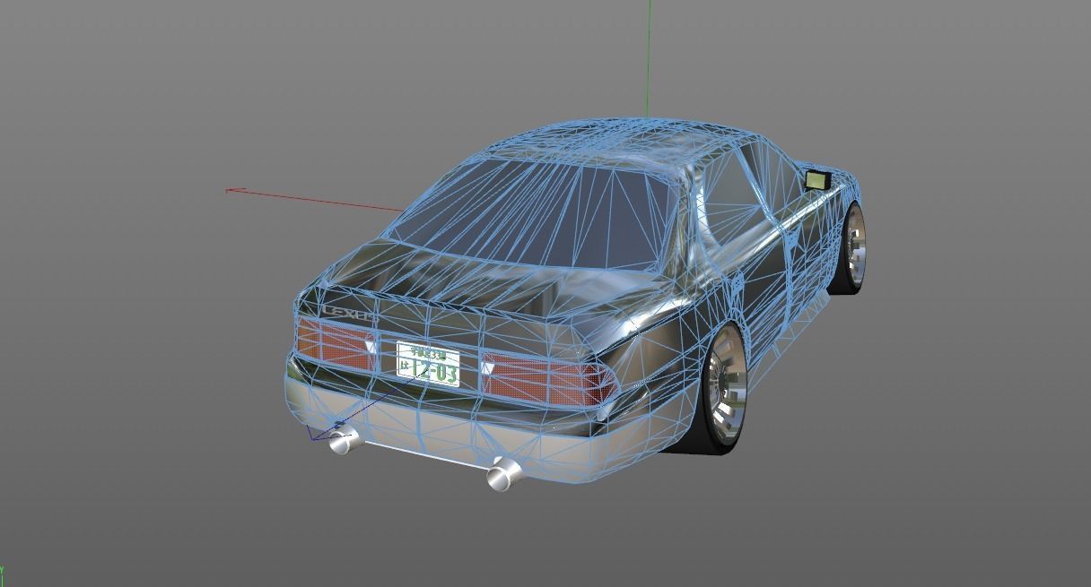 Lexus LS400 free 3D model | CGTrader