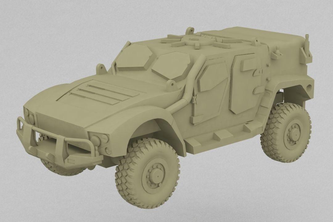 Hawkei military vehicle 3D model 3D printable | CGTrader